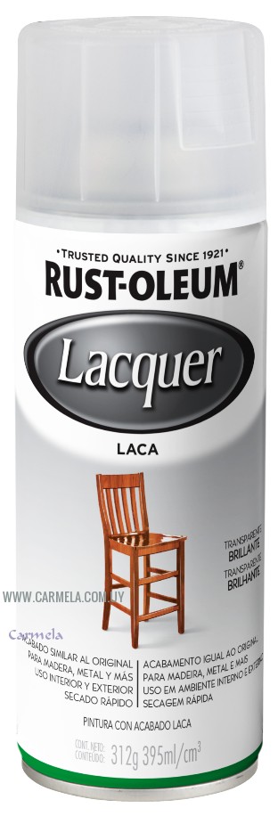 Laca para Madera en Aerosol Lacquer Rust Oleum | Barraca Carmela